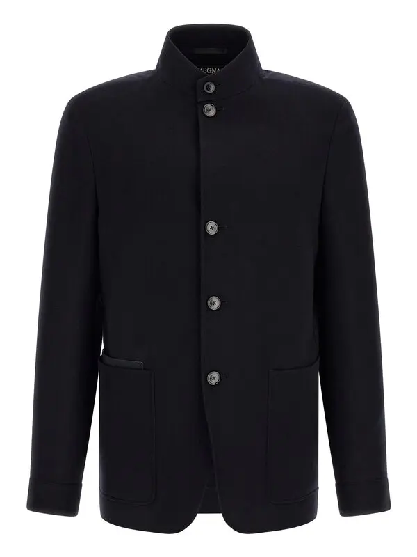 Zegna Il Conte' Cashmere Jacket - Blue