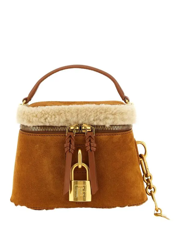 Balmain Pulse Vanity' Handbag - Brown