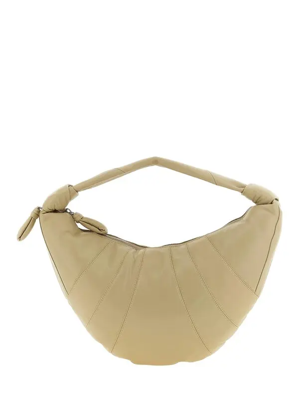 LEMAIRE Fortune Croissant' Shoulder Bag - Cream