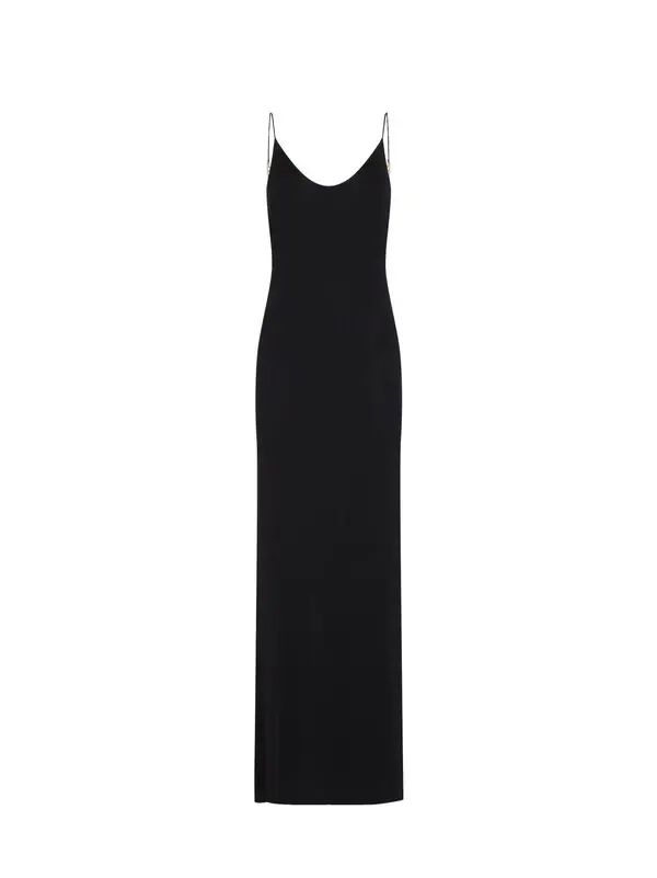 Saint Laurent Saint Lauren Long Dress - Black