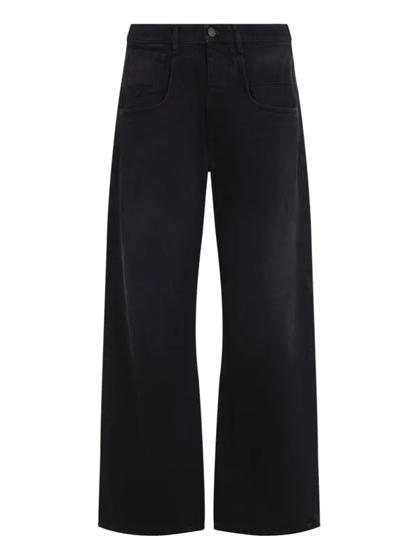 MAISON MARGIELA Double Pocket Straight-leg Trousers - Black