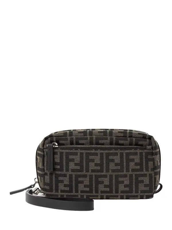 Fendi Ff Zucca Jacquard Fabric Clutch Bag - Multicolor