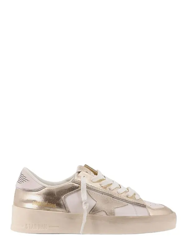 GOLDEN GOOSE Stardan Low-top Leather Sneakers - Multicolor