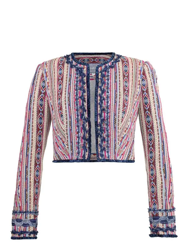 Lena Hoschek Berber Cotton-blend Jacket - Multi