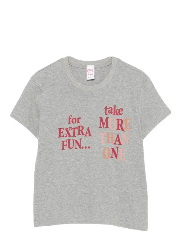 RE/DONE Crew-neck T-shirt - Gray