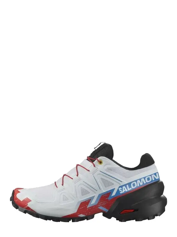 SALOMON Speedcross 6 Trail Running Sneakers - White/red