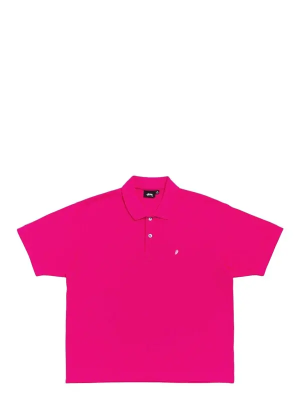 StÜssy Classic Pique Polo - Pink