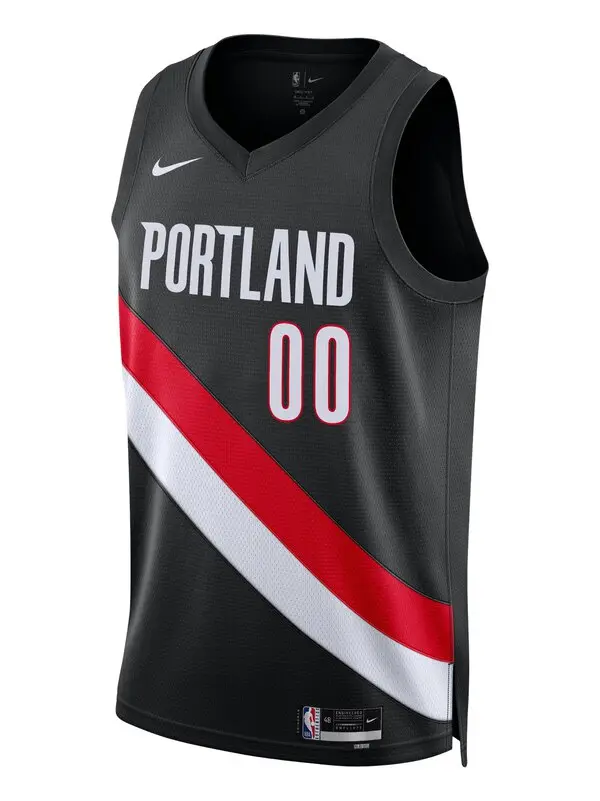 Nike Portland Trail Blazers Icon Edition Swingman Jersey - Black