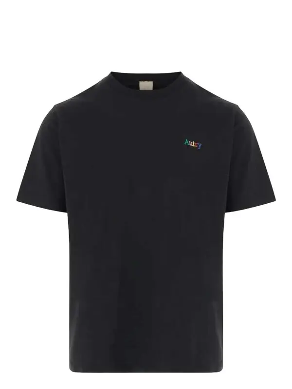 AUTRY Multicolour Logo T-shirt - Black
