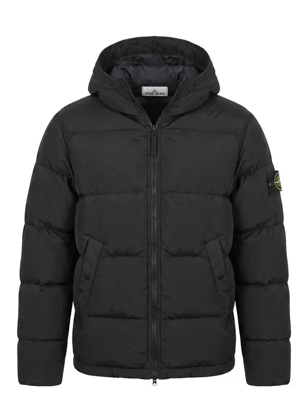 Stone Island Rds W/down Outerwear - Black