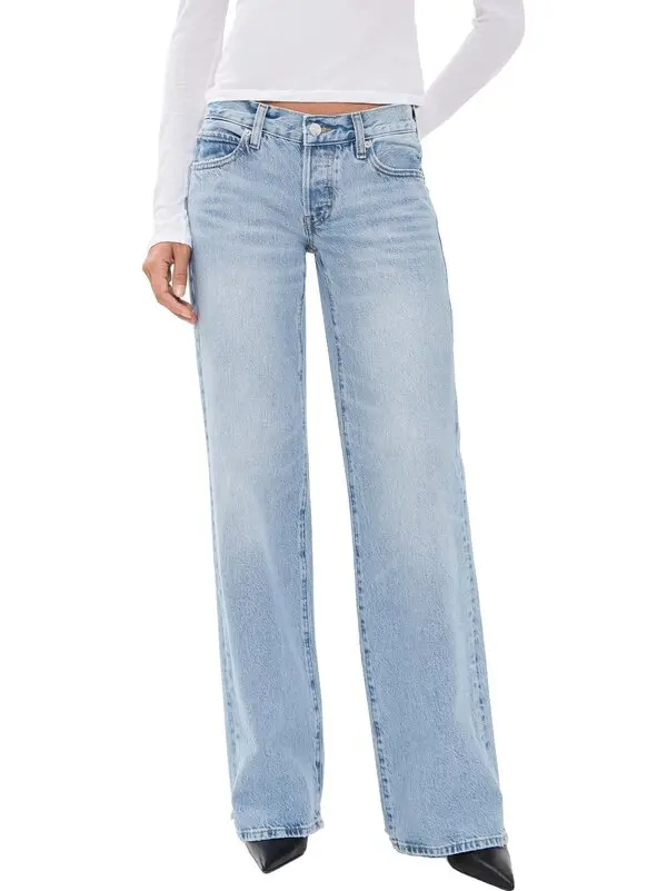 FRAME X Amelia Gray The Gray Jeans - Dodger Offset Hem