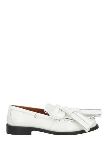Marni Leather Loafers With Tassel Detail - White