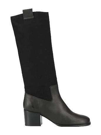 CastaÑer Leather And Textile Boots - Black