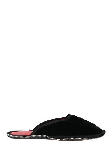 MAISON MARGIELA Textile Fiber Slippers - Black