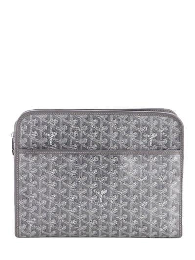 Goyard Jouvence Toiletry Pouch Coated Canvas Gm - Grey