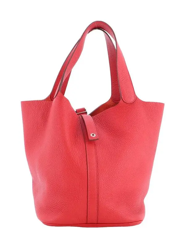 Hermès Picotin Lock Bag Clemence Gm - Red