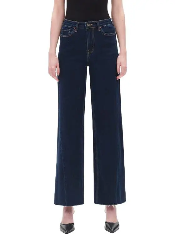 BAYEAS Beth High Waist Wide Leg Jeans - Deep Water