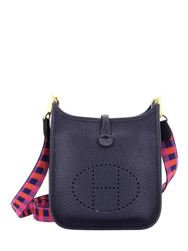 Hermès Evelyne Bag Gen Iii Clemence Tpm - Blue