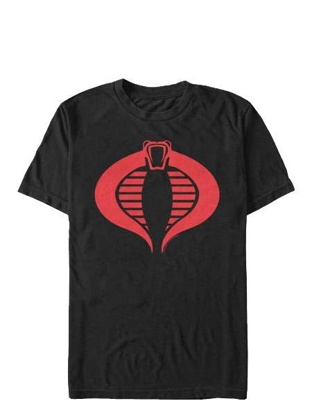 GI JOE Cobra Logo Short Sleeve Graphic T-shirt - Black