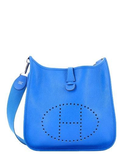 Hermès Evelyne Bag Gen Iii Clemence Pm - Blue
