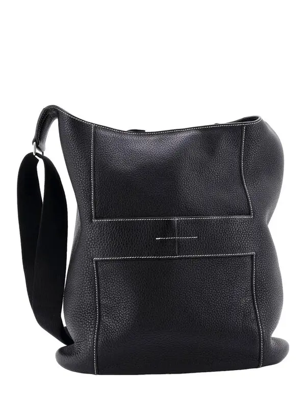 Hermès Sac Good News Bag Leather Gm - Black