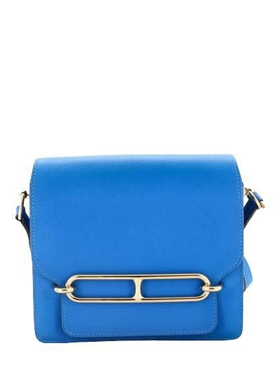 Hermès Roulis Bag Evercolor 18 - Blue