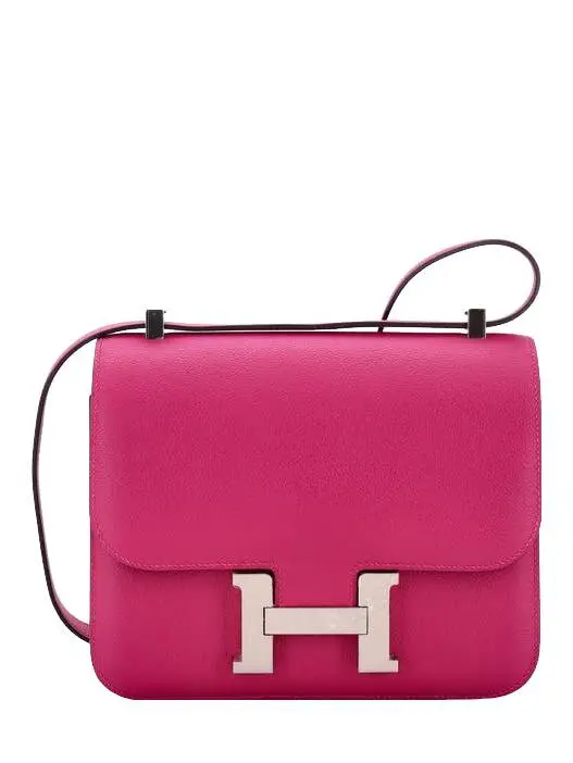 Hermès Constance Bag Evercolor 24 - Pink