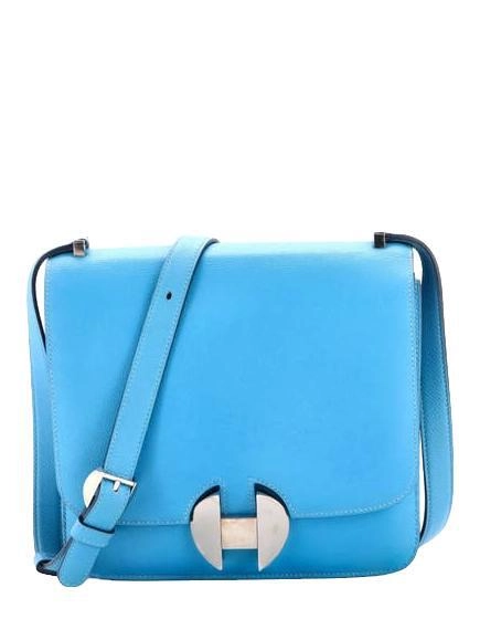Hermès 2002 Shoulder Bag Evercolor 20 - Blue