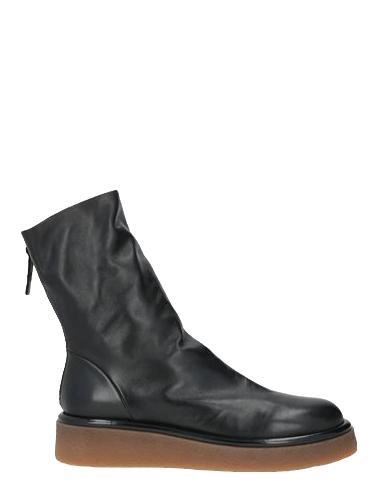 HALMANERA Leather Ankle Boots - Black