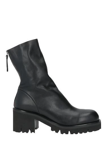 HALMANERA Leather Ankle Boots - Black