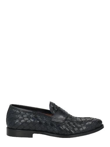 BALDININI Midnight Leather Loafers - Blue