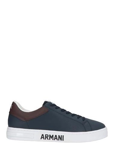 Armani Exchange Sneakers Size Cow Leather - Midnight Blue