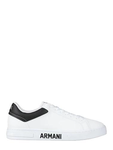 Armani Exchange Sneakers Size Cow Leather - White