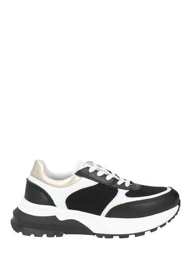 BALDININI Leather And Textile Fiber Sneakers - Black