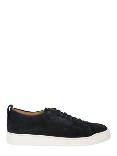 BALDININI Suede Low-top Sneakers - Blue