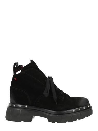 GIO+ Ankle Boots In Suede With Embellishments - Black