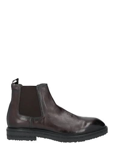 STURLINI Chelsea Boots In Glossed Leather - Brown