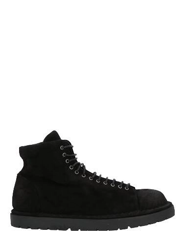 Marsèll Lace-up Suede Ankle Boots - Black