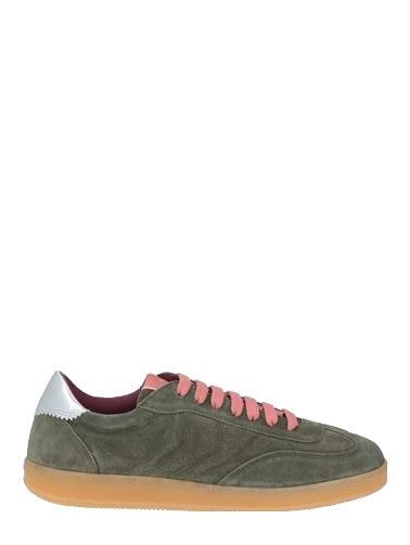VOILE BLANCHE Military Goat Skin Suede Sneakers - Green