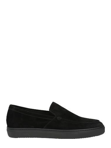 DOUCAL'S Suede Slip-on Sneakers - Black