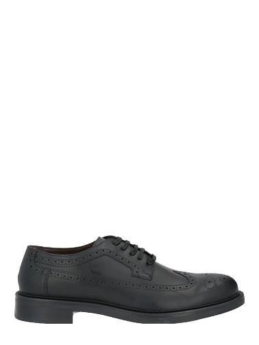 TF SPORT Leather Lace-up Brogues - Black