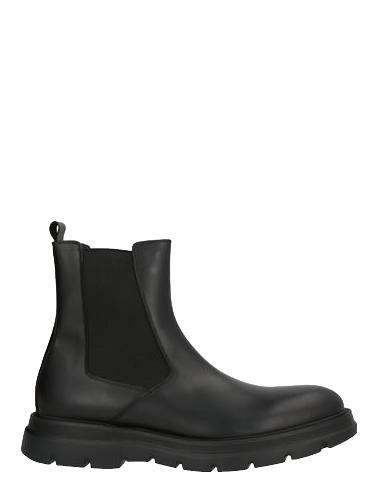 GIOVANNI CONTI Leather Ankle Boots - Black