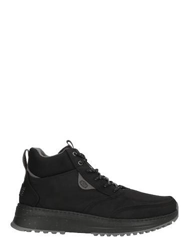 HEYDUDE Lace-up Nylon Ankle Boots - Black