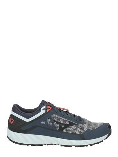 Mizuno Wave Ibuki Sneakers In Midnight Textile And Synthetic Material - Blue