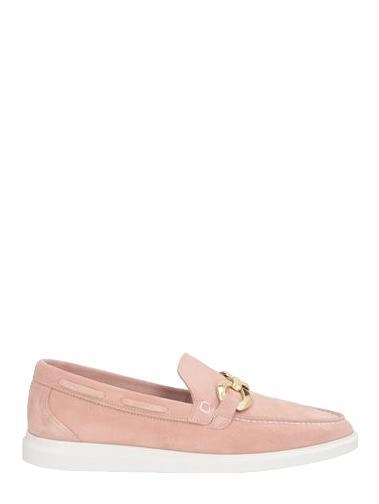 CERRUTI 1881 Calfskin Suede Loafers - Pink