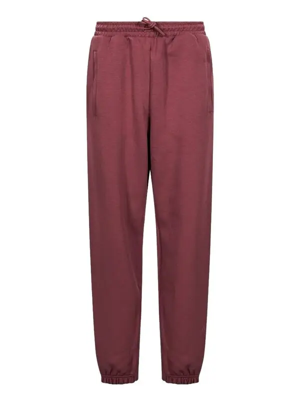 Adidas By Stella McCartney Logo Cotton Blend Joggers - Red