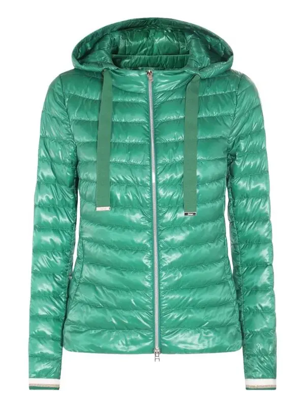 Herno Padded Hooded Down Jacket - Green