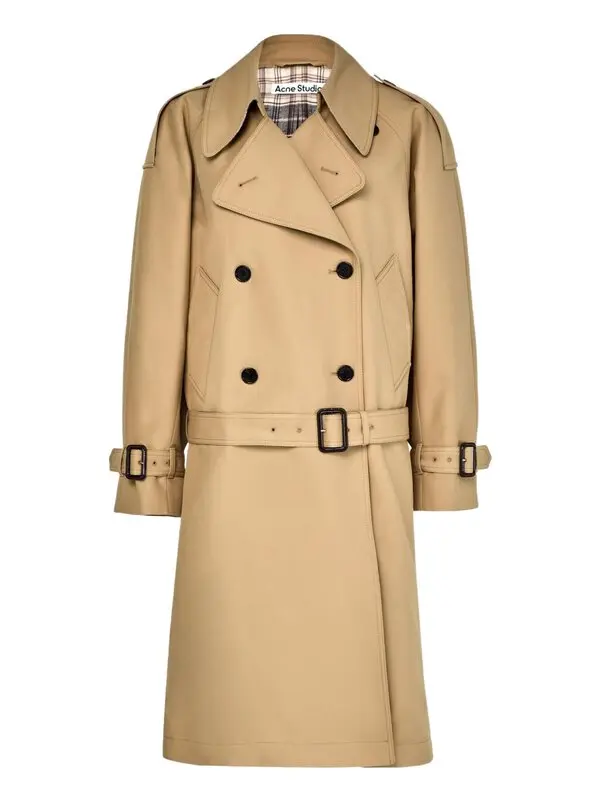 Acne Studios Lapel Long-sleeved Coat - Nude