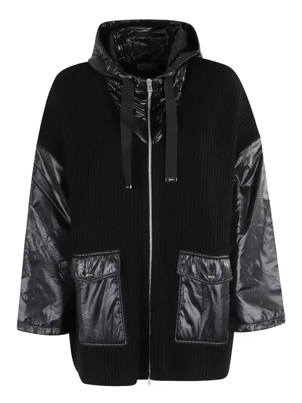 Herno Patchwork Down Resort Jacket - Black