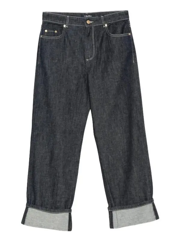 Max Mara Belt Loop Jeans - Black
